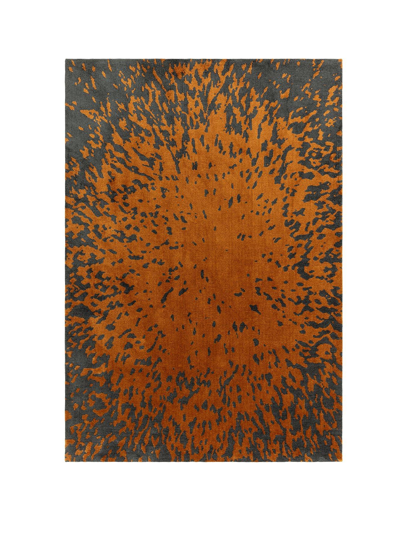 Asiatic Wilder Splash Rug - Spice | Littlewoods