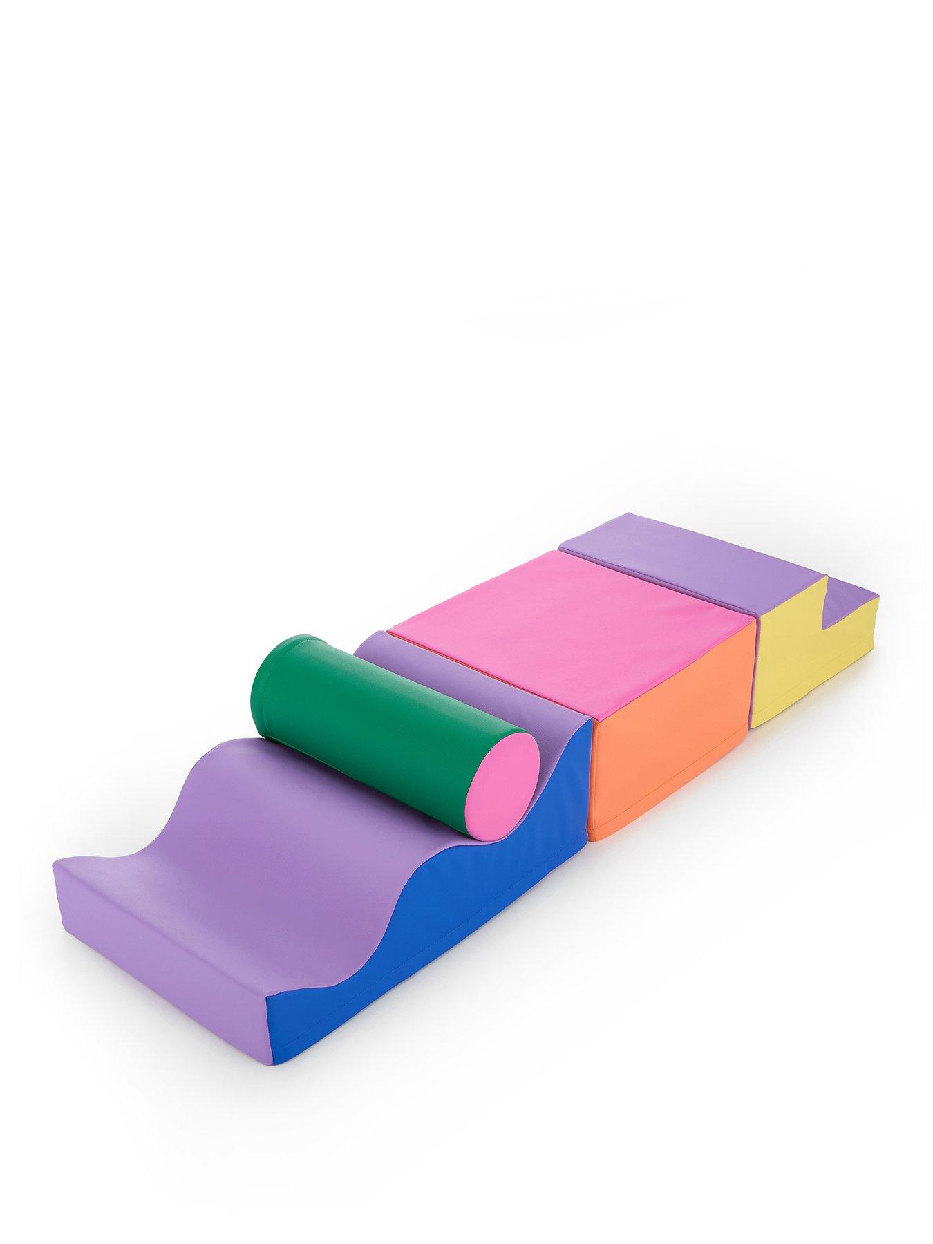 Soft Steps Soft Steps Soft Play Large Wave & Slide 4 Piece Play Set ...
