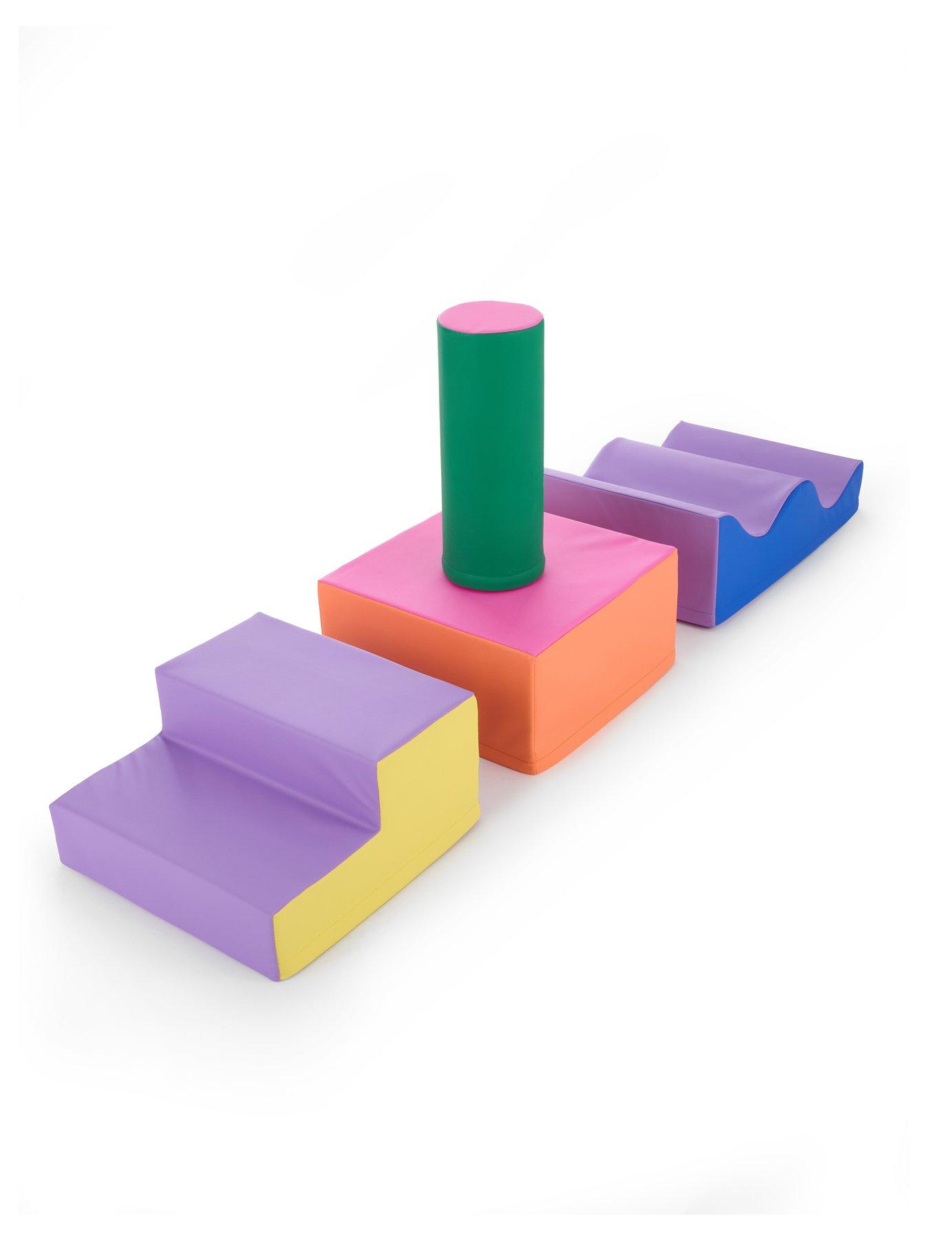 Soft Steps Soft Steps Soft Play Large Wave & Slide 4 Piece Play Set ...