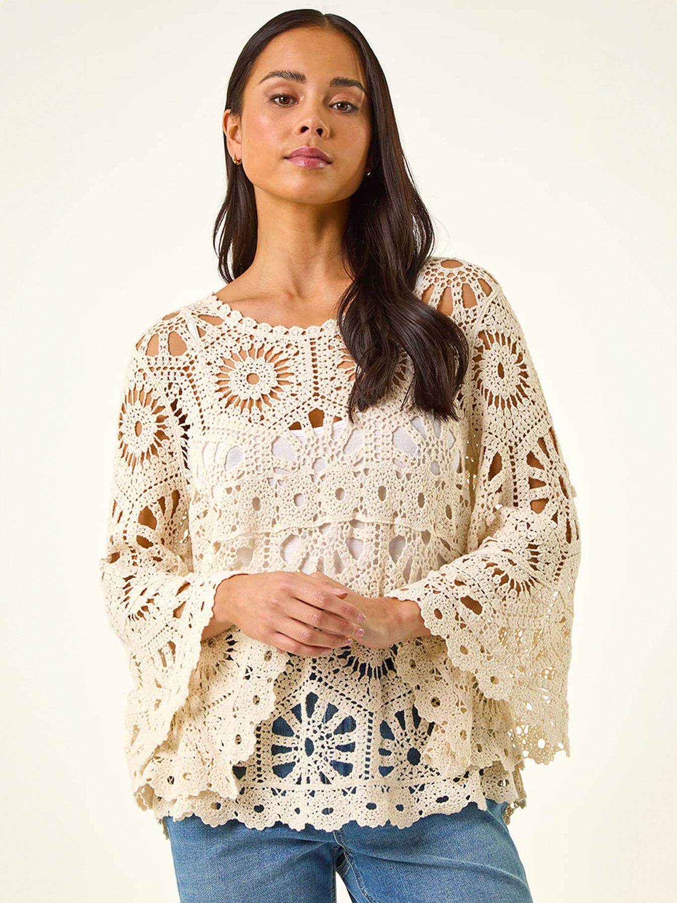 Roman Petite Crochet Top | Littlewoods
