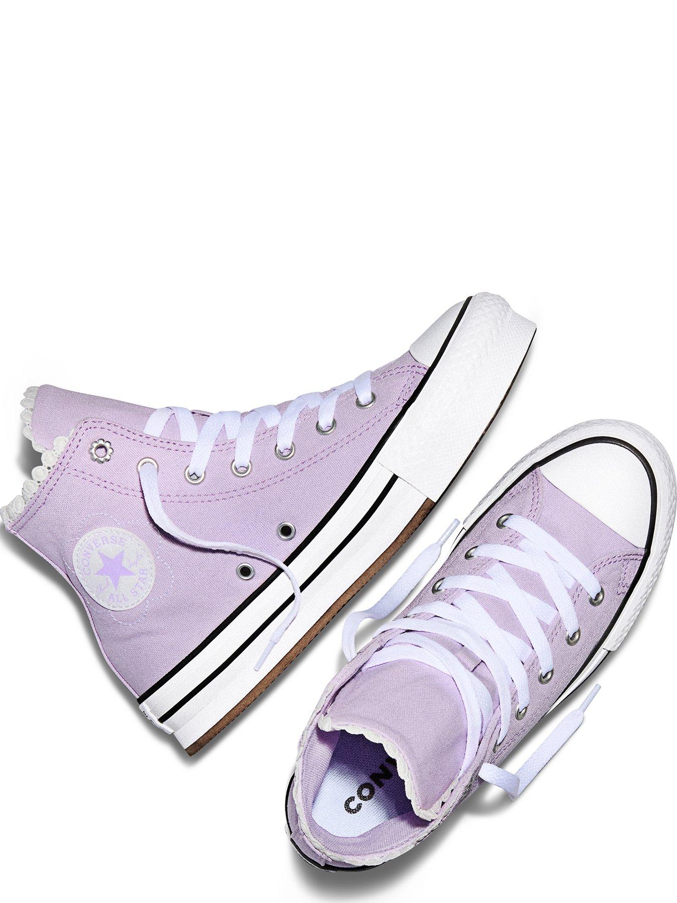 Converse Kids Chuck Taylor All Star Eva Lift High Top - Purple ...