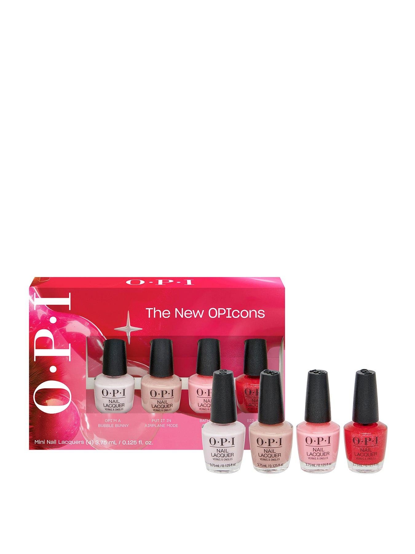 OPI The New cons Nail Lacquer - 4-Piece Mini Pack | Littlewoods