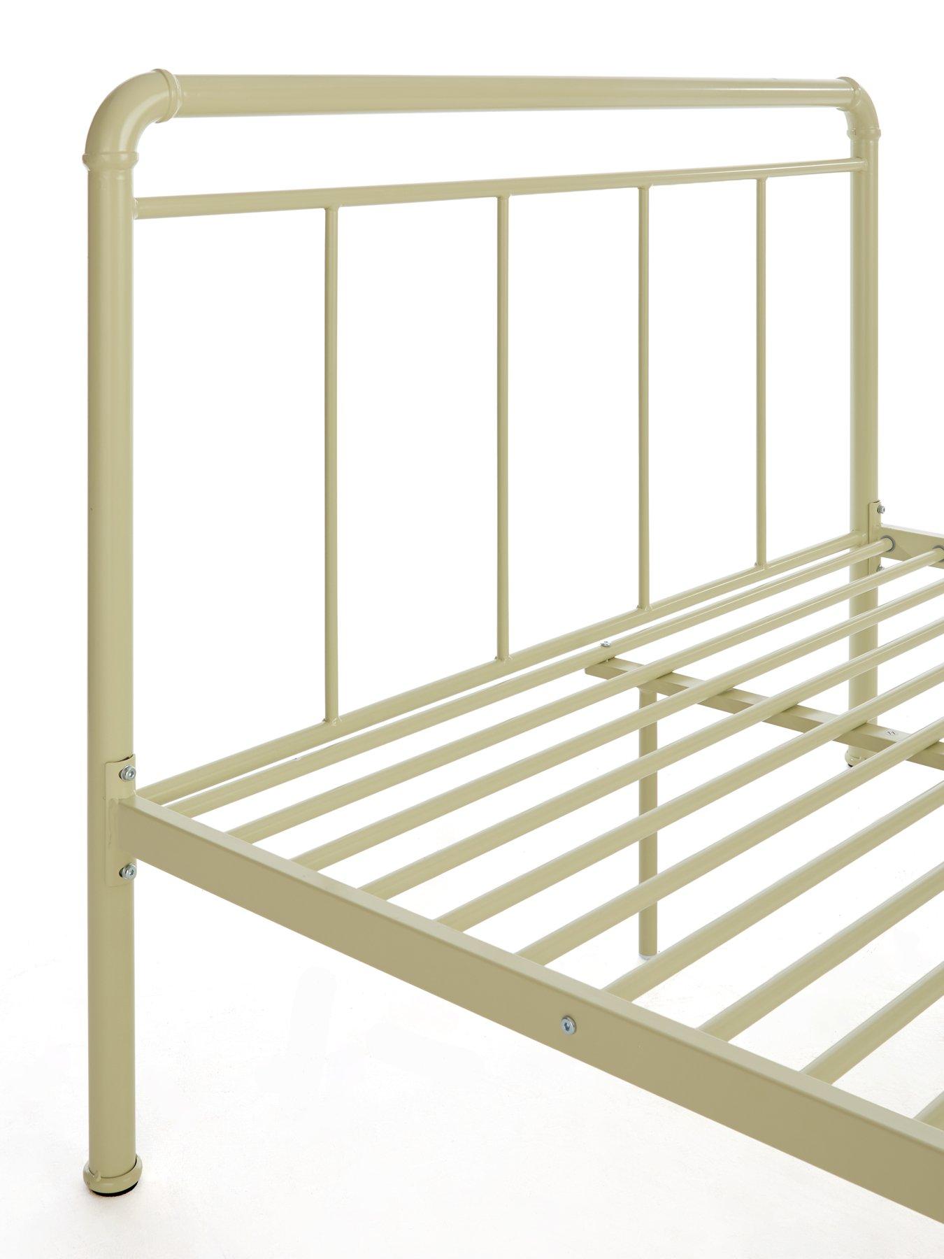The Very Collection Freddie Metal Small Double Bed Frame with Mattress ...