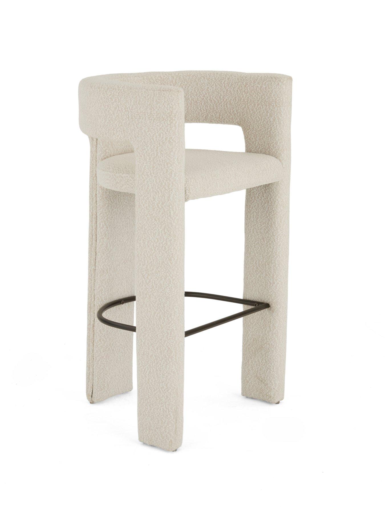 The Very Collection Nell Boucle Bar Stool | Littlewoods