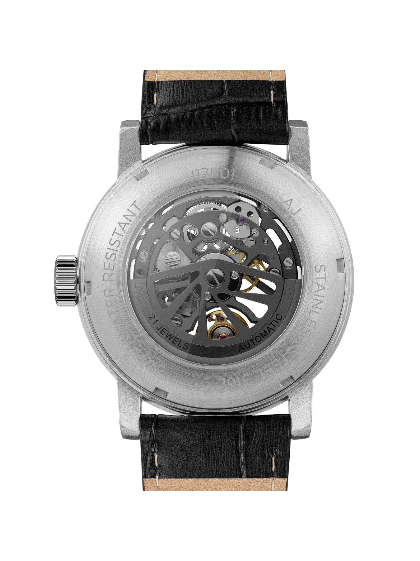 Ingersoll 1892 The Guy Automatic Mens Watch with Grey Dial and Black ...
