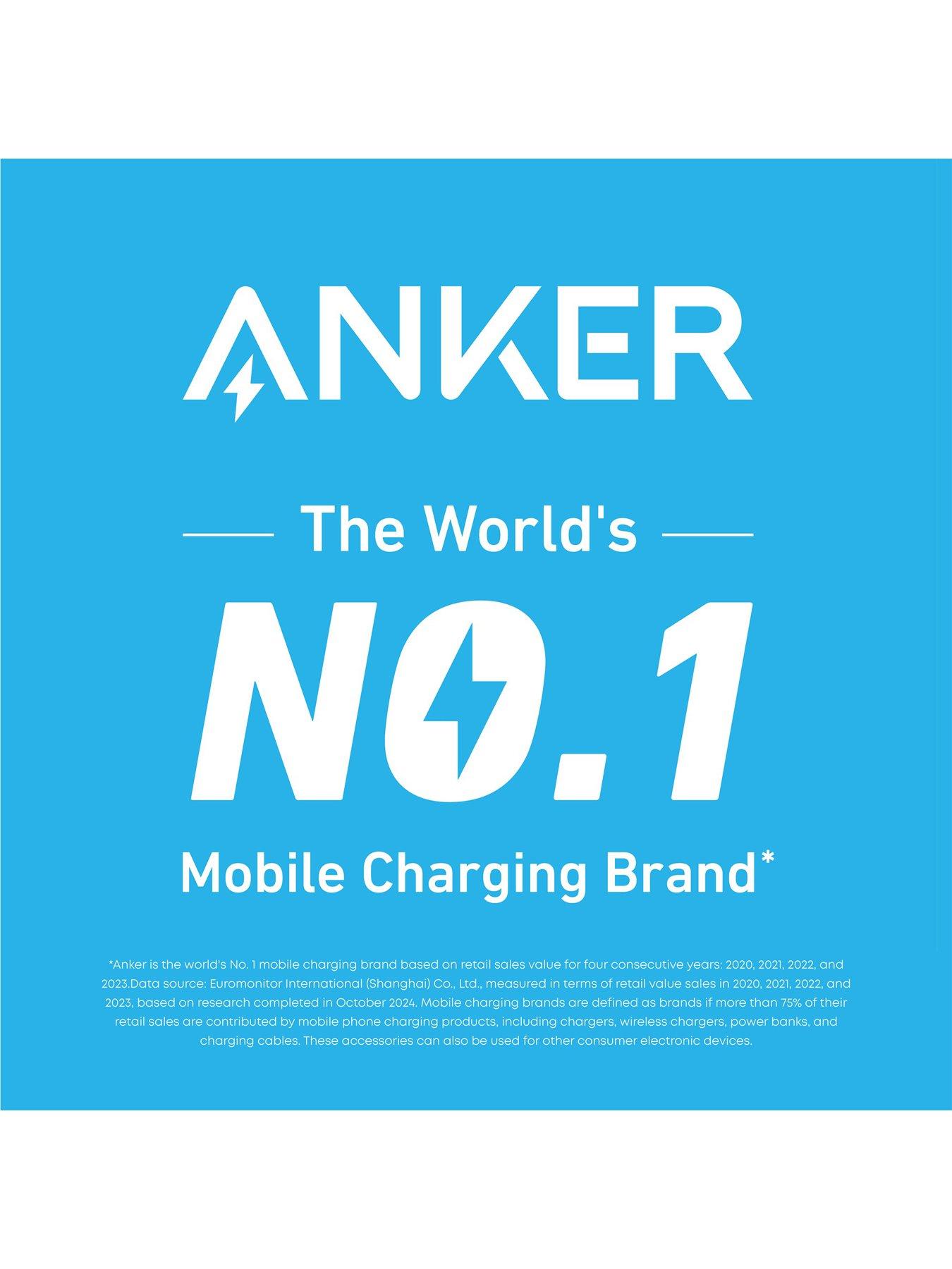 Anker USB-C Charger, 20W Fast Charging, White | Littlewoods