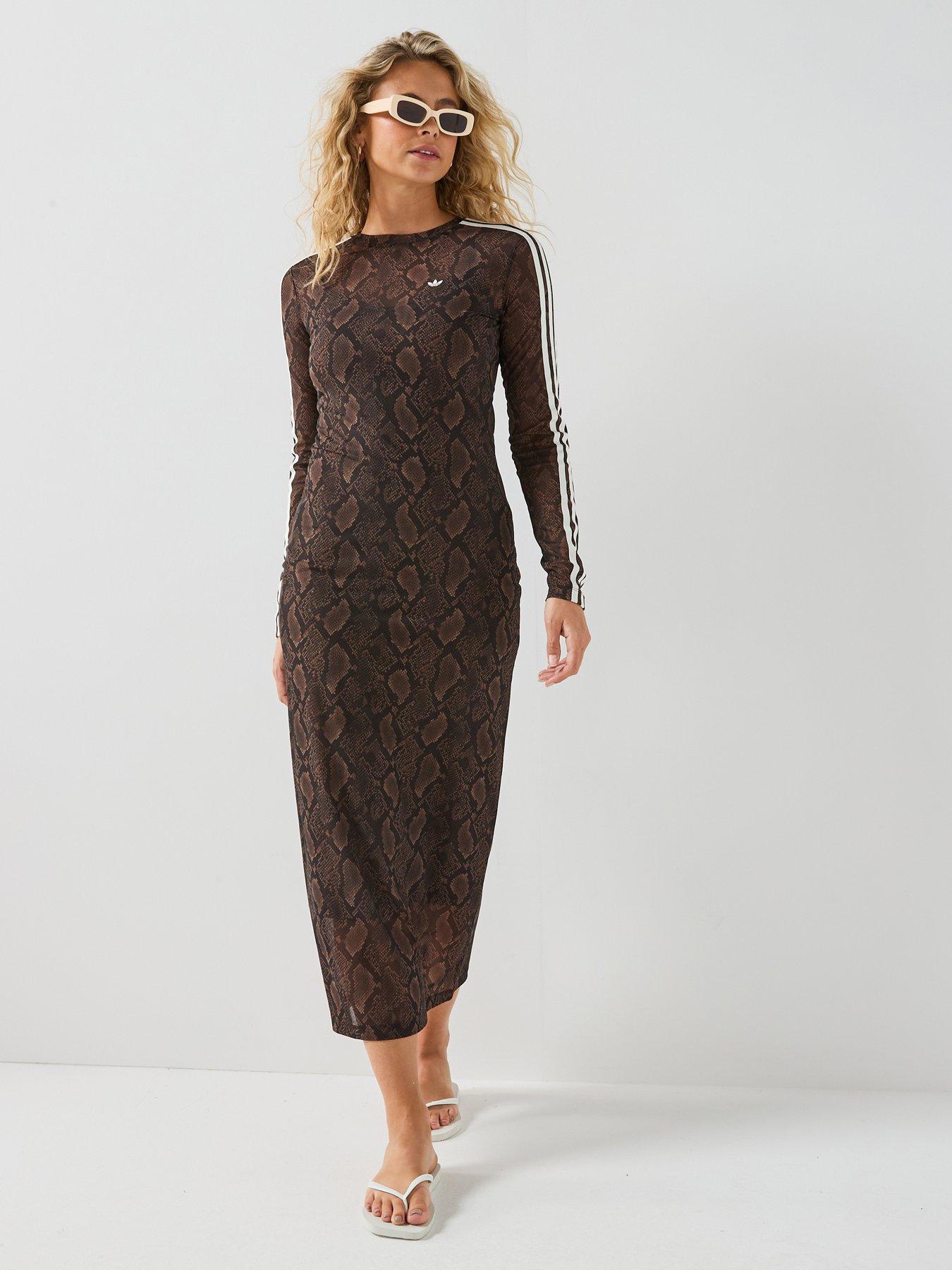 adidas Originals Womens Maxi Dress - Brown | Littlewoods