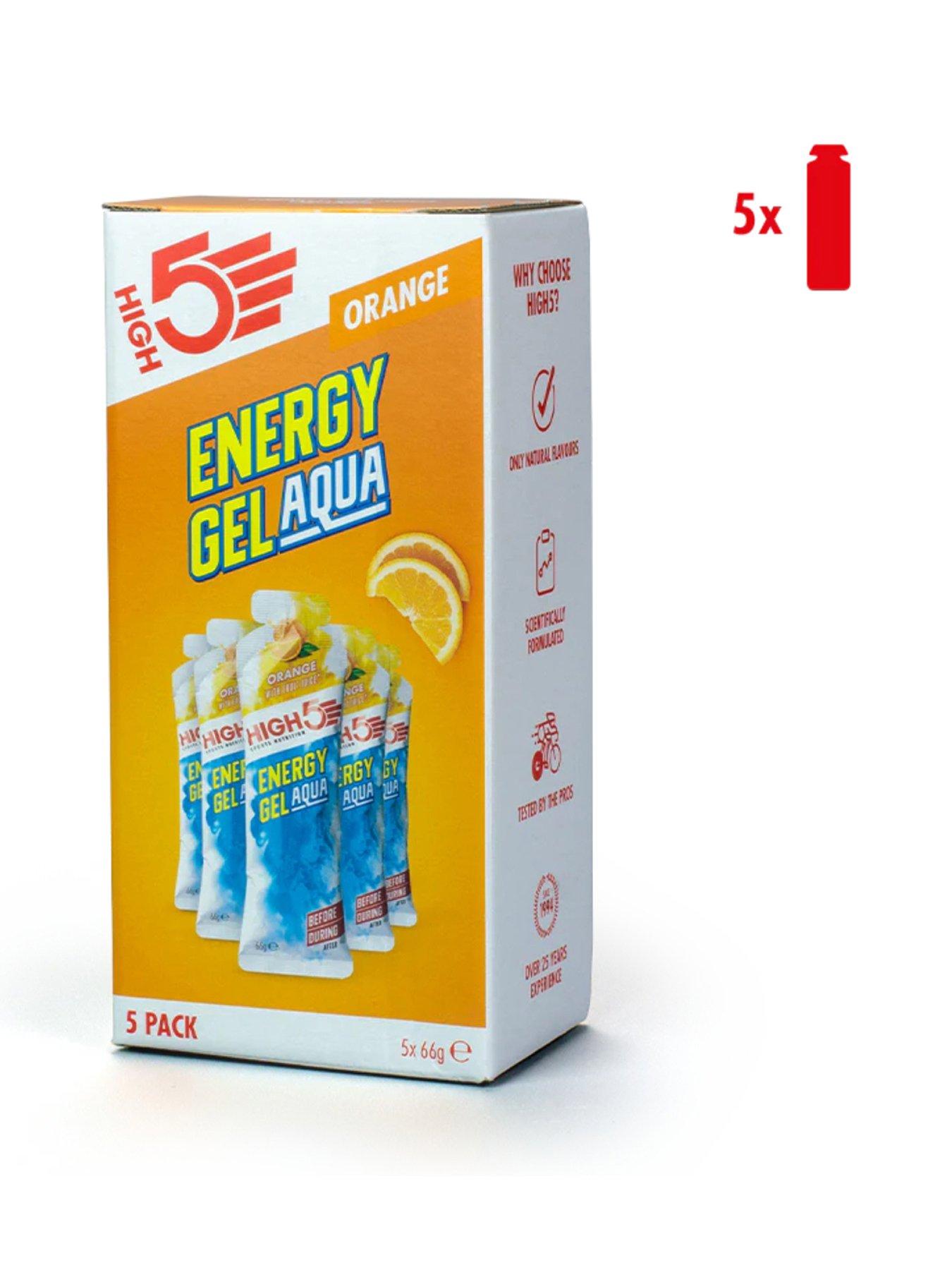 High5 Energy Gel Aqua 5 x 66g Sachet Orange | Littlewoods