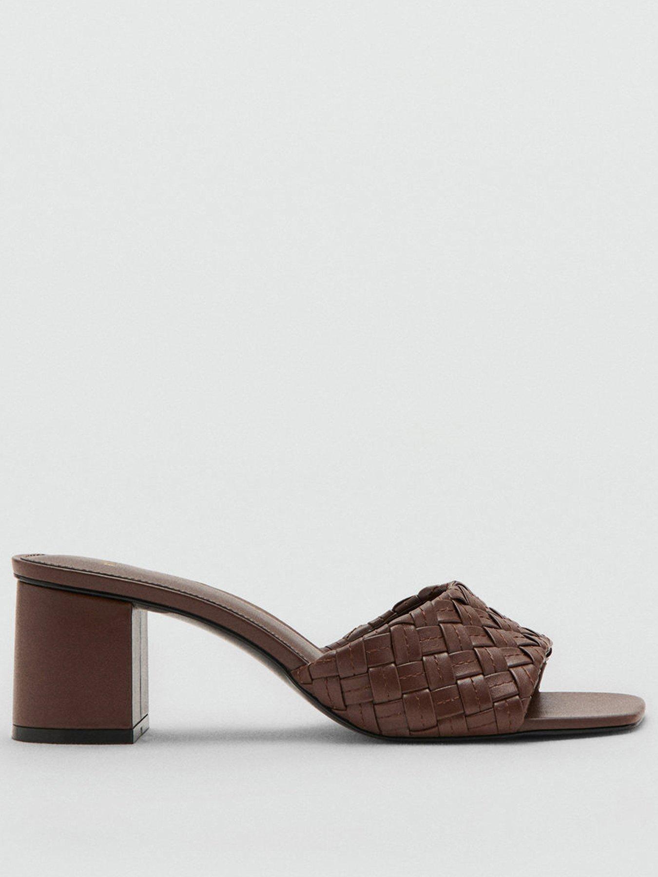 Mango Braid Sandals - Brown | Littlewoods