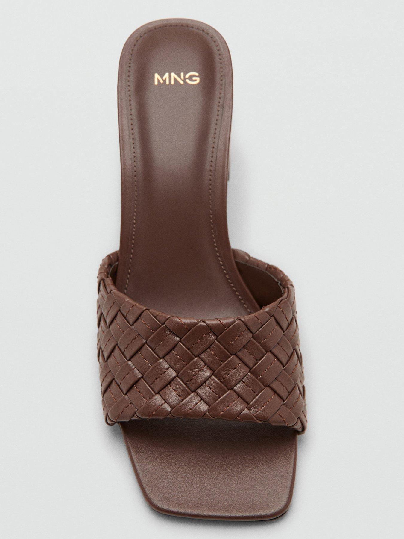 Mango Braid Sandals - Brown | Littlewoods