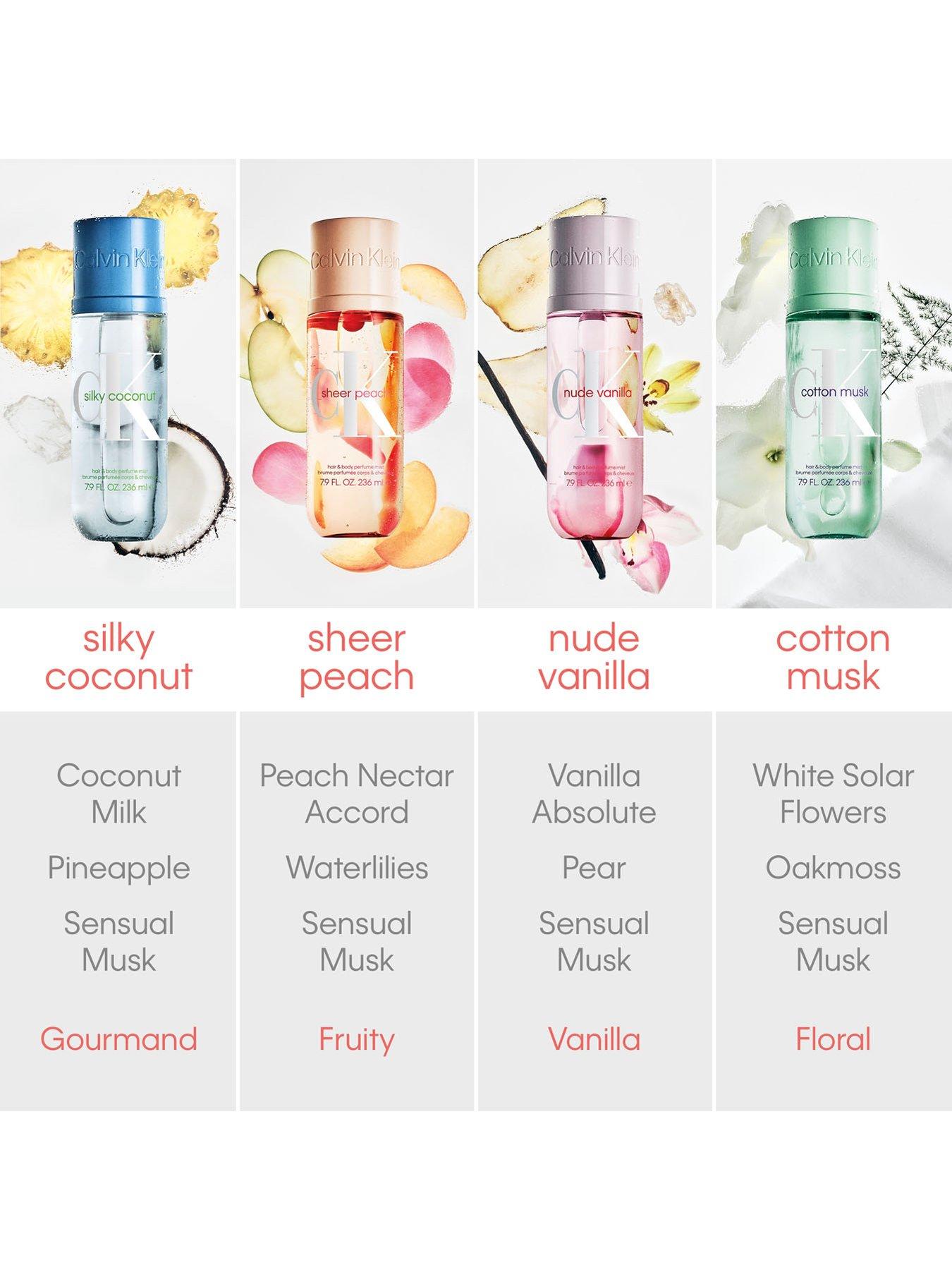 Calvin Klein Calvin Klein Sheer Peach Hair & Body Perfume Mist 100ml ...