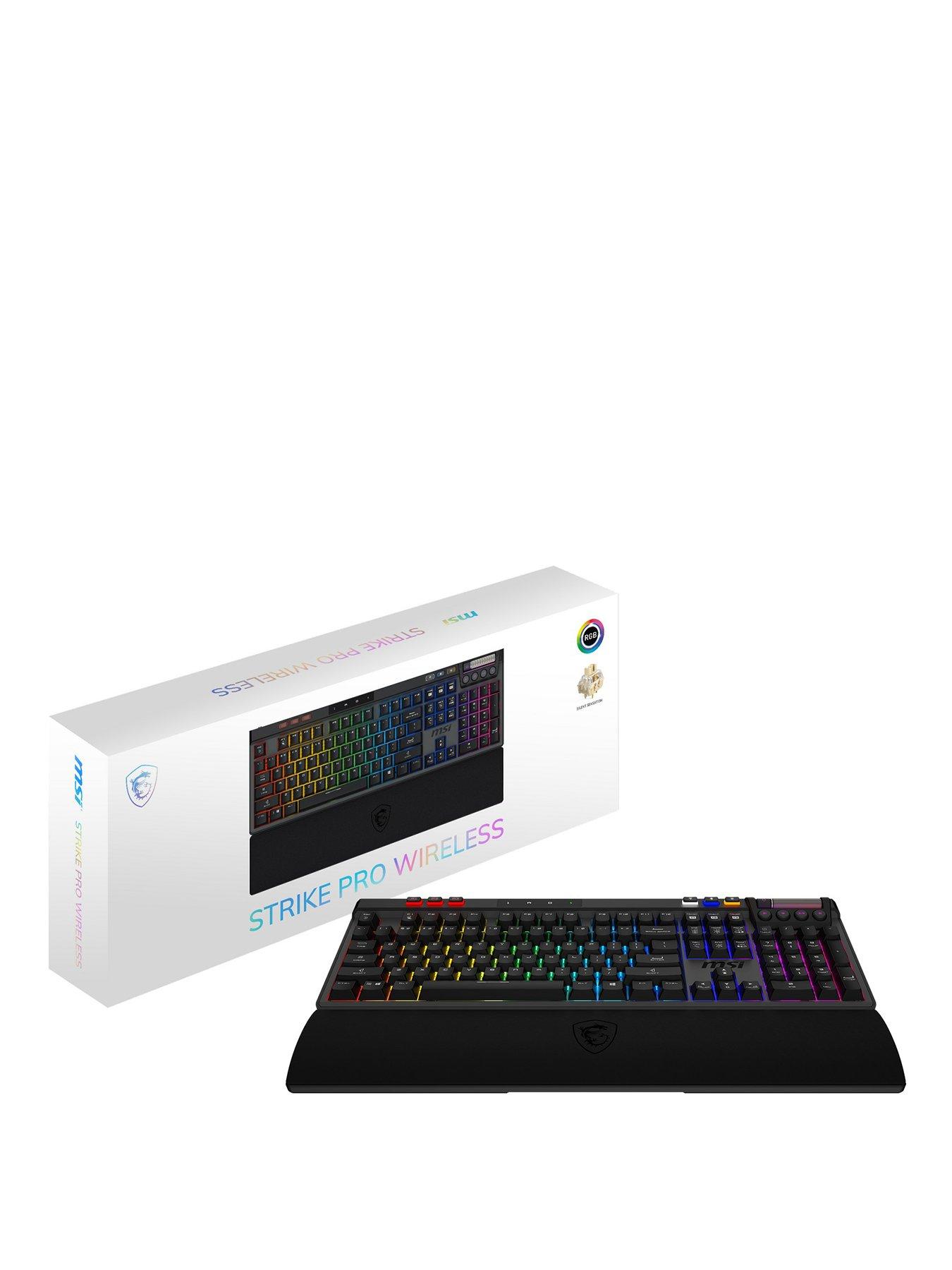 MSI MSI Strike Pro Wireless RGB Mechanical Gaming Keyboard - Black ...
