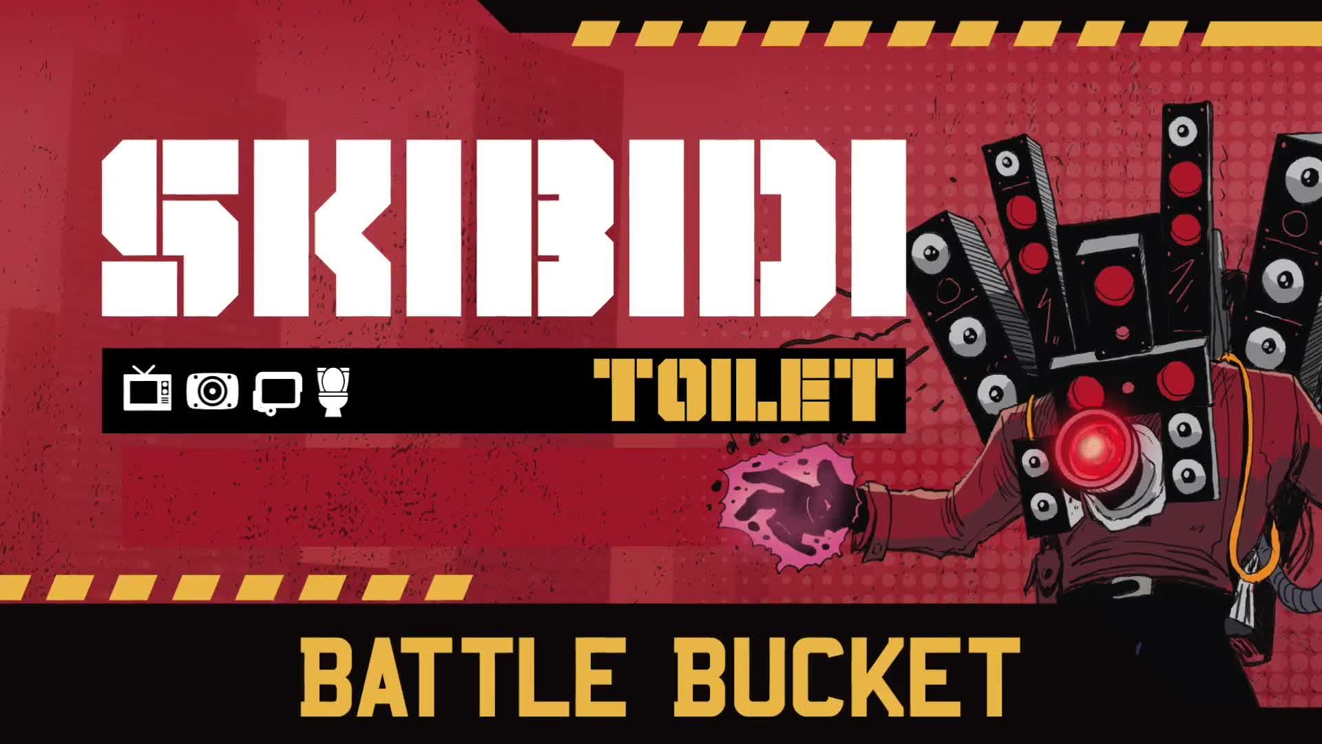 Skibidi Toilet Battle Bucket | littlewoods.com